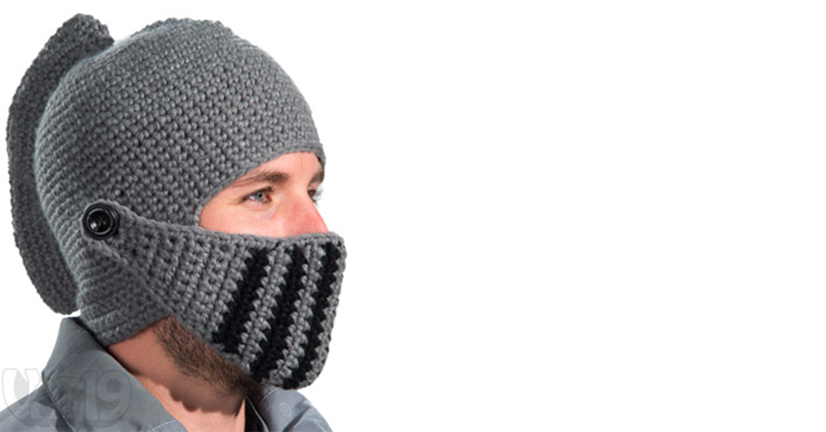 "Knight's Helmet" Knitted Ski Mask | drunkMall