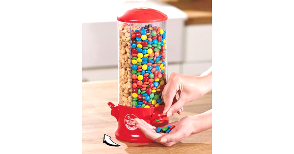 3-Way Personal Candy/Snack Dispenser | drunkMall