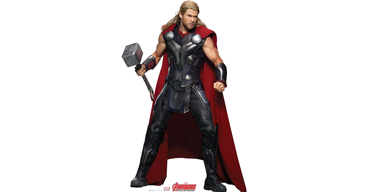 Life-Sized Cardboard Thor | drunkMall