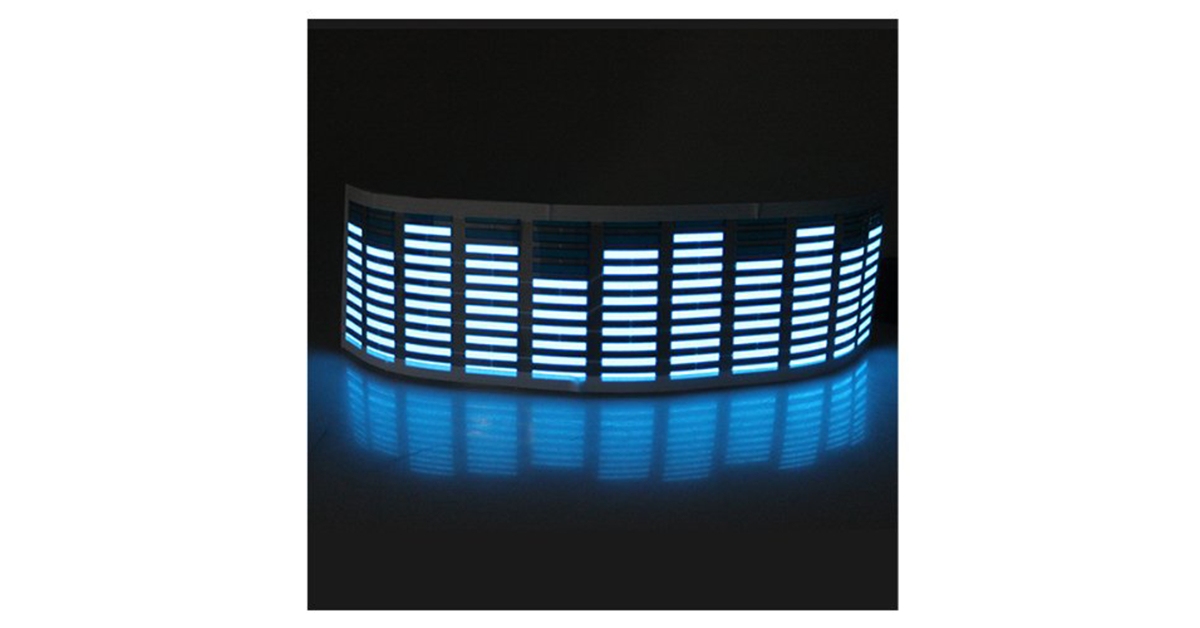 Sound-Activated LED Windshield Panel | drunkMall