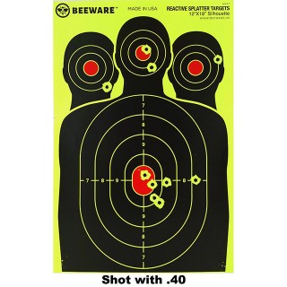 50 Shooting Range Splatter Targets | drunkMall