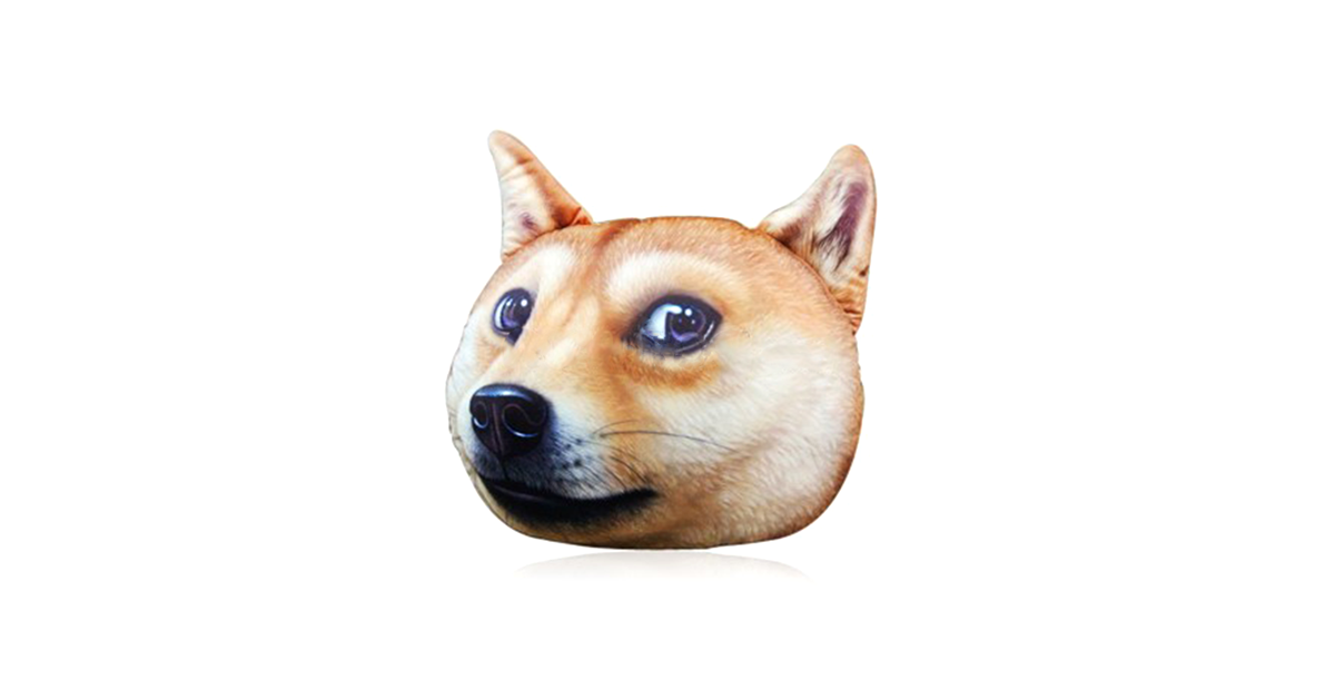 Doge throw pillow | drunkMall