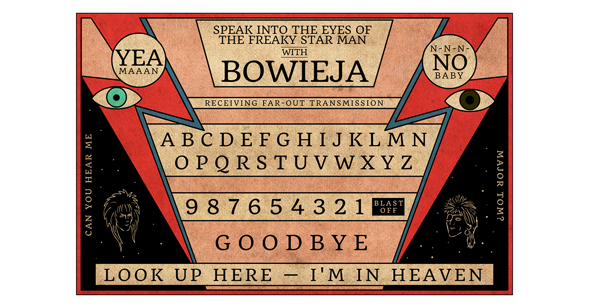Bowieja: David Bowie Ouija Board | drunkMall