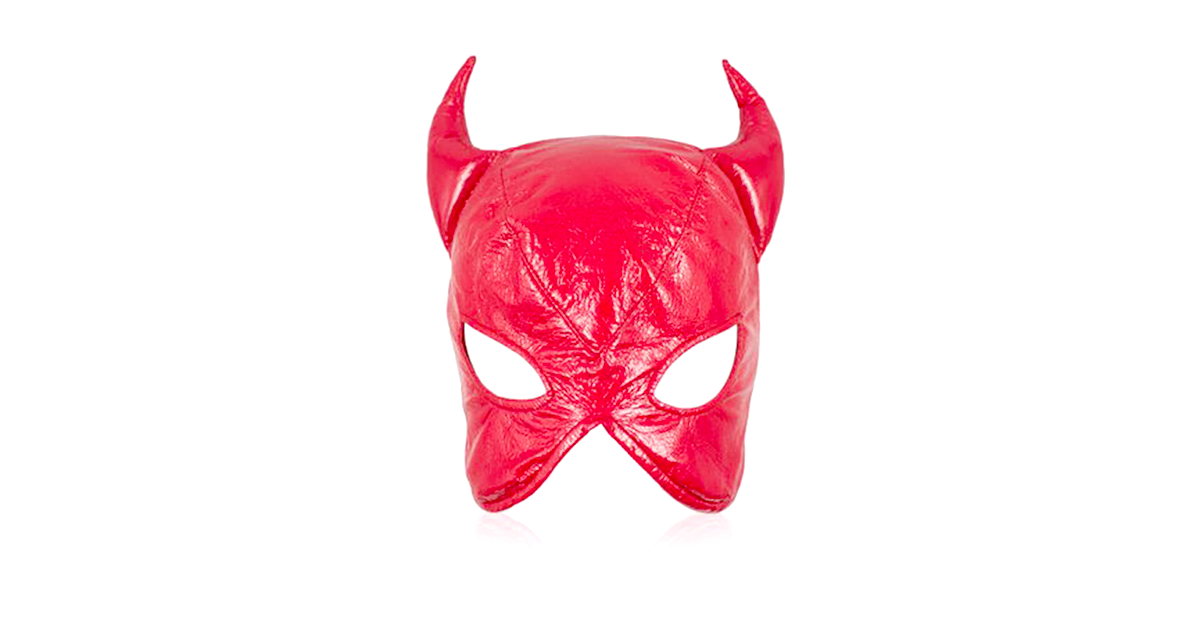 PVC Red Devil Mask | drunkMall