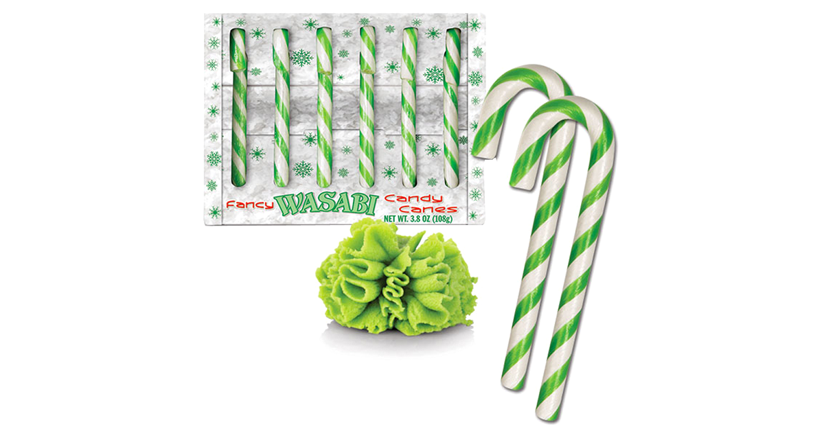 Wasabi Candy Canes | drunkMall
