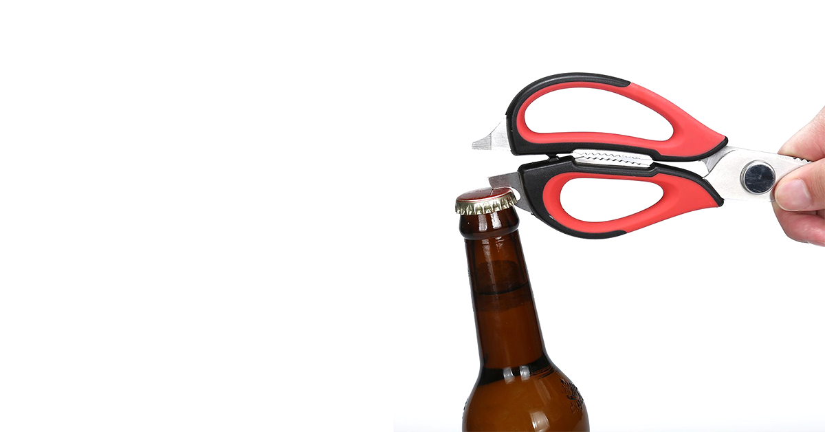 Bottle Opener Kitchen Scissors | drunkMall