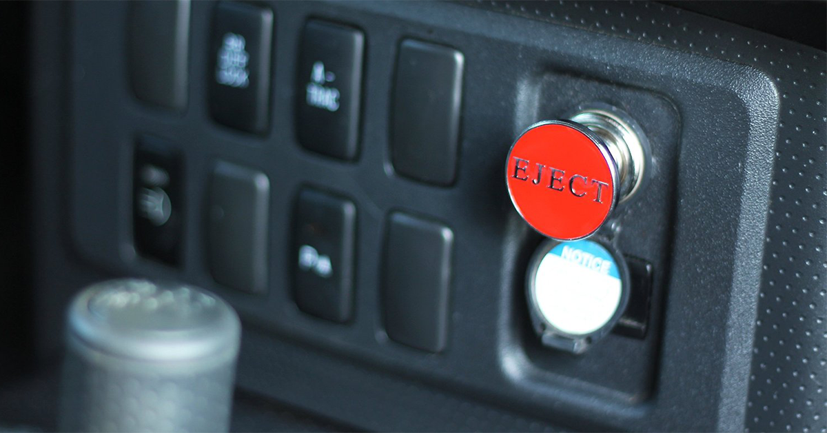 Eject Button Car Lighter | drunkMall