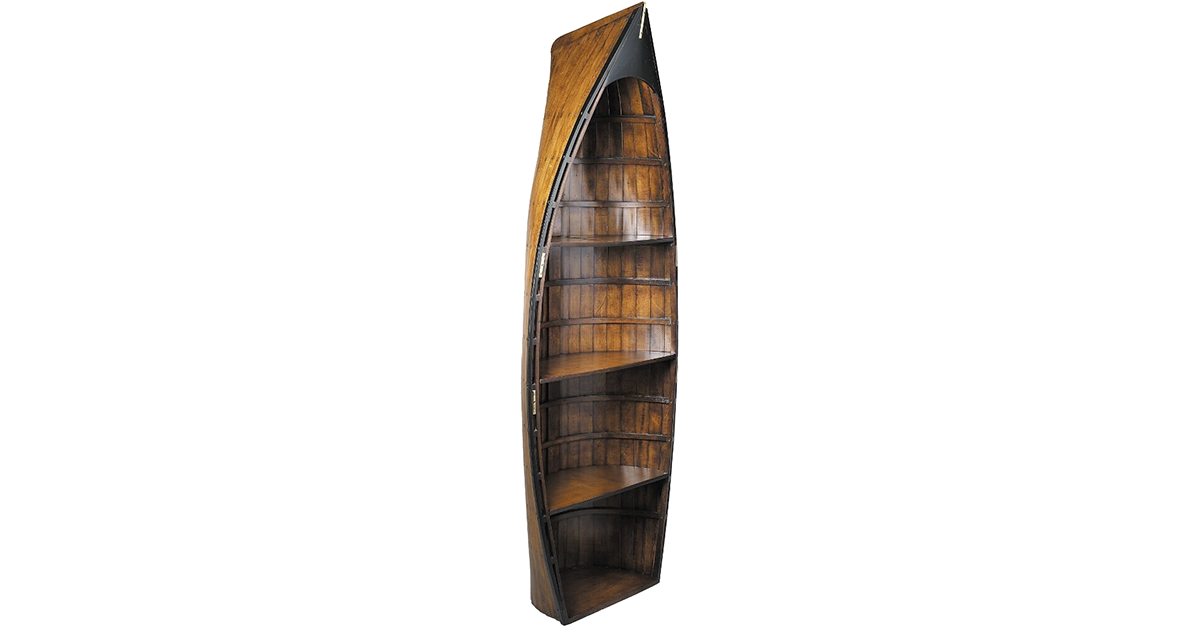 Row Boat Book Shelf | drunkMall