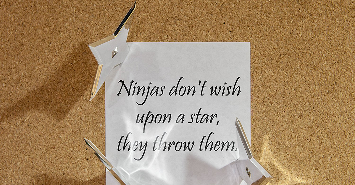 Throwing Star Push Pins | drunkMall