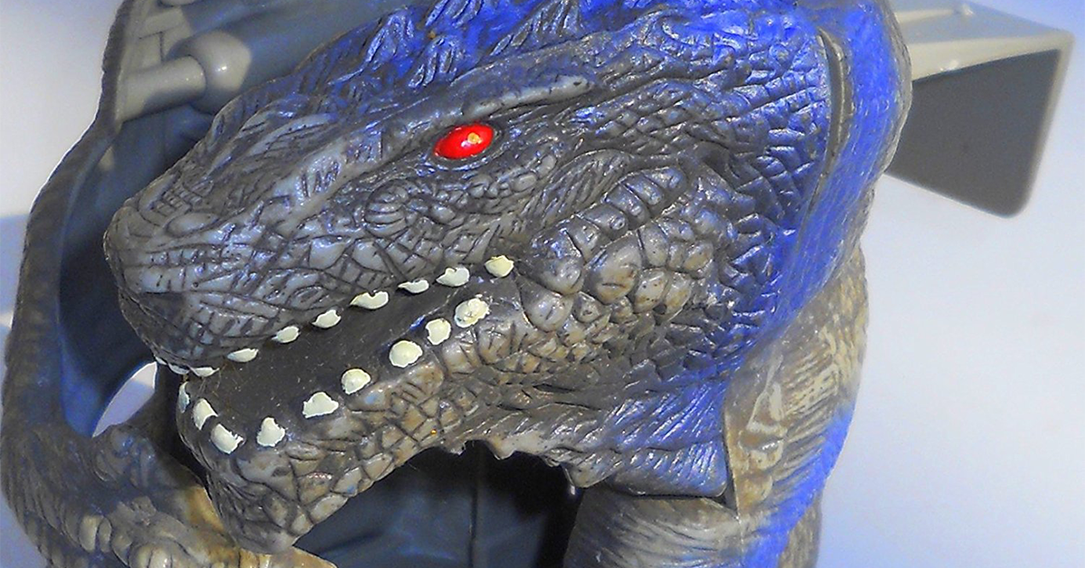 Godzilla Cup Holder from Taco Bell in 1998 | drunkMall