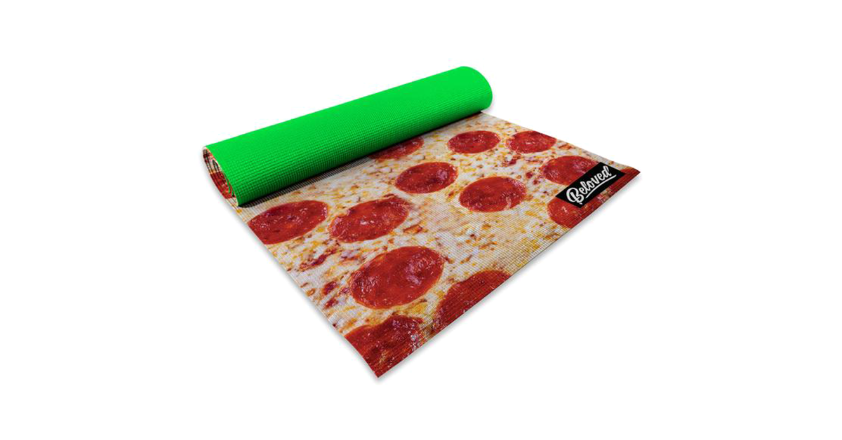 Pizza Yoga Mat | drunkMall