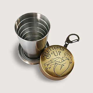 Portable Shot Glass Keychain | drunkMall