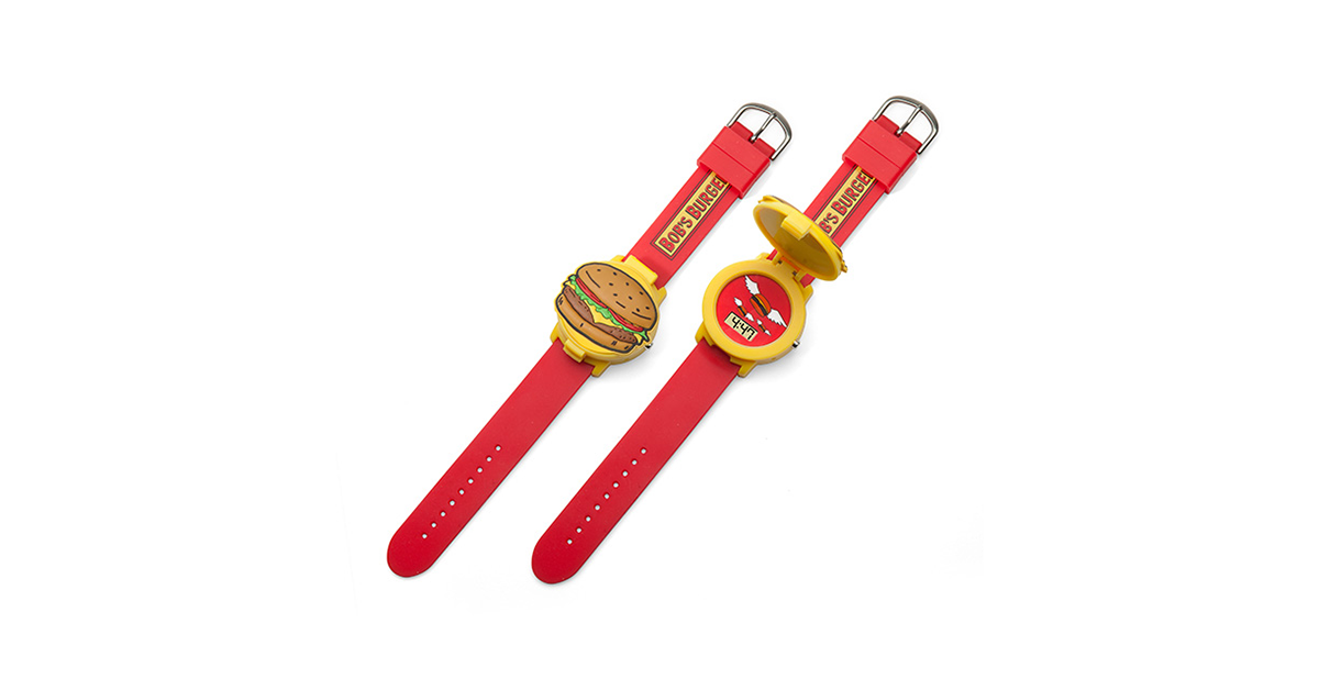 Bob's Burgers Flip-Open Watch | drunkMall