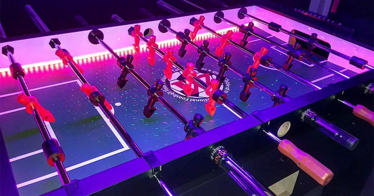 LED Foosball Table | drunkMall