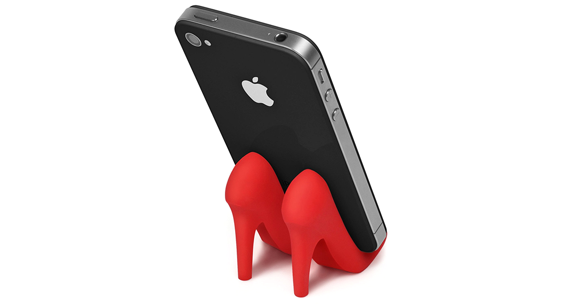 Red High Heels Phone Stand | drunkMall